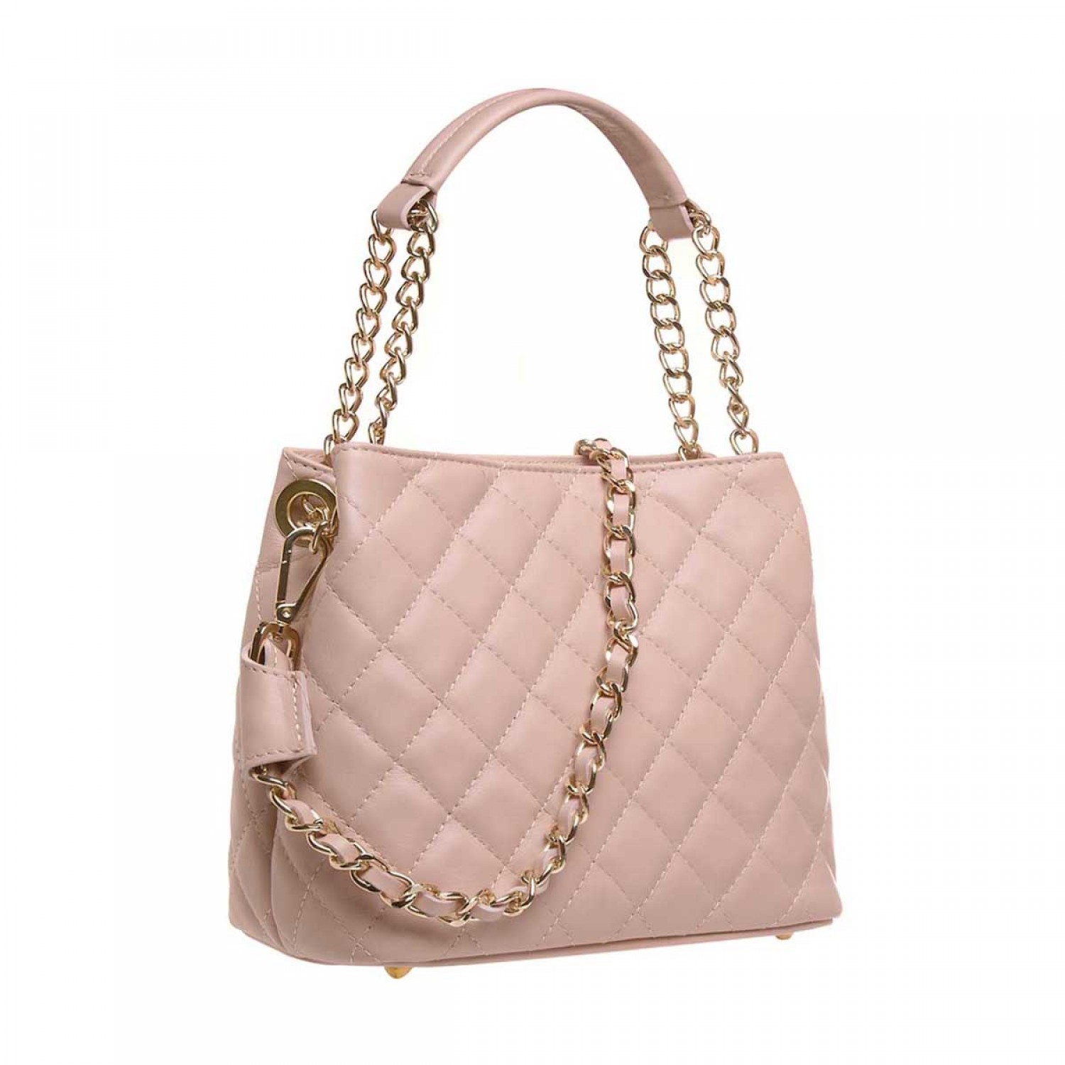 Geanta Dama Piele Matlasata Roz Pal - Lucia